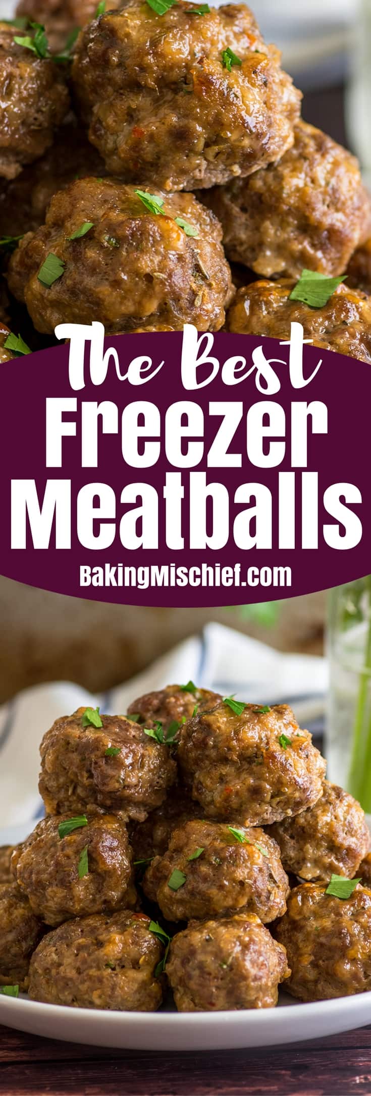 Freezer Meatballs - Baking Mischief