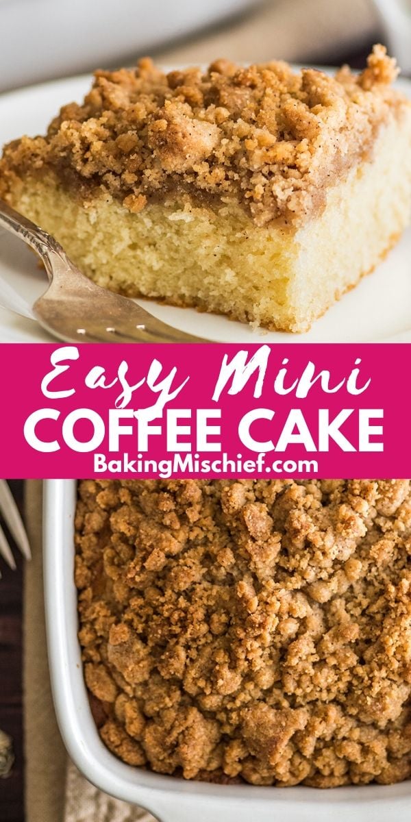 Mini Coffee Cake - Baking Mischief