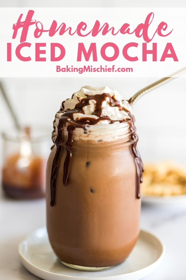 Iced Mocha Recipe - Baking Mischief