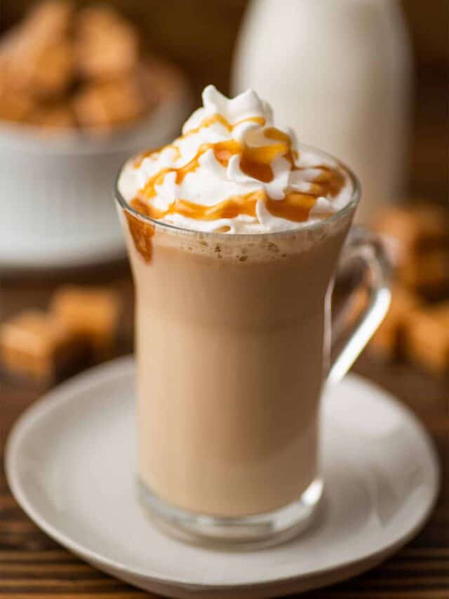 Homemade Caramel Latte - Baking Mischief