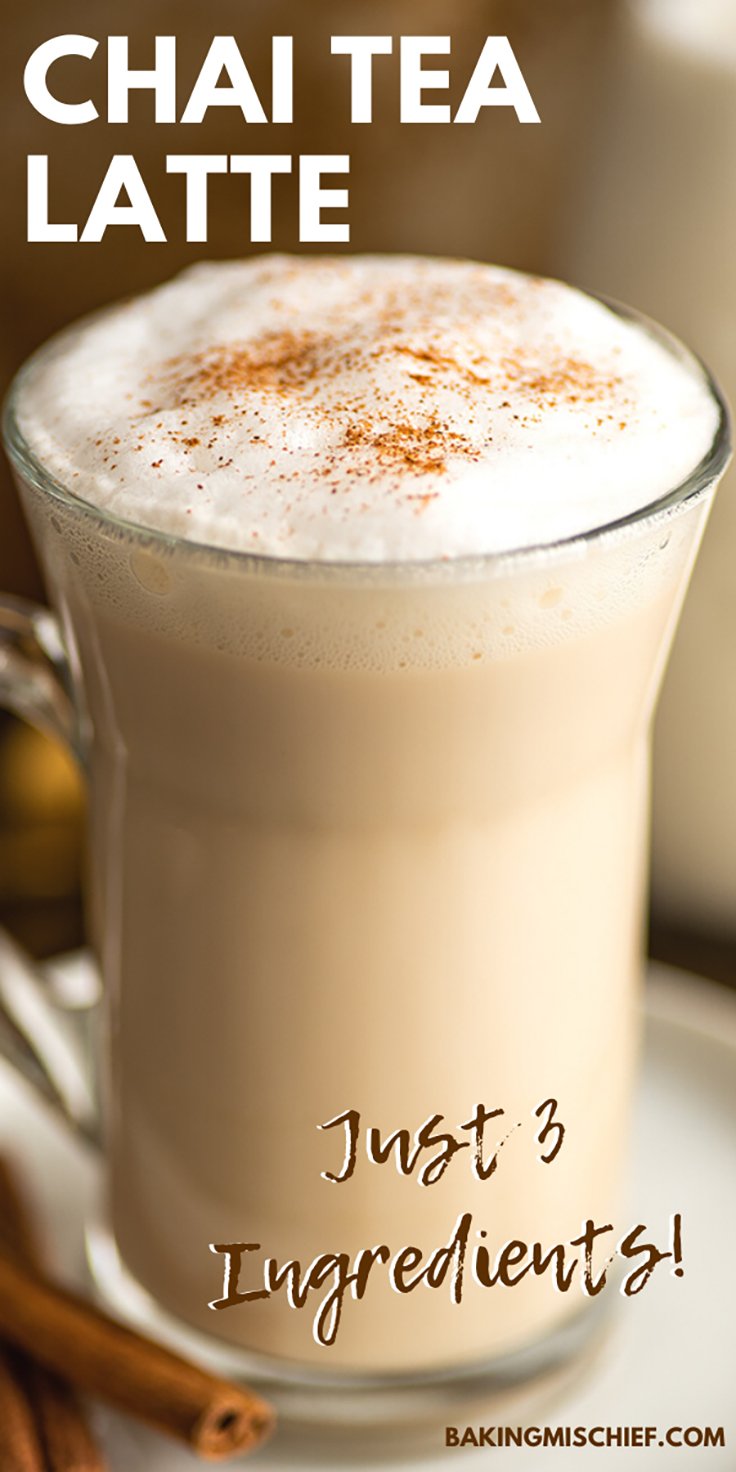Easy Chai Tea Latte - Baking Mischief