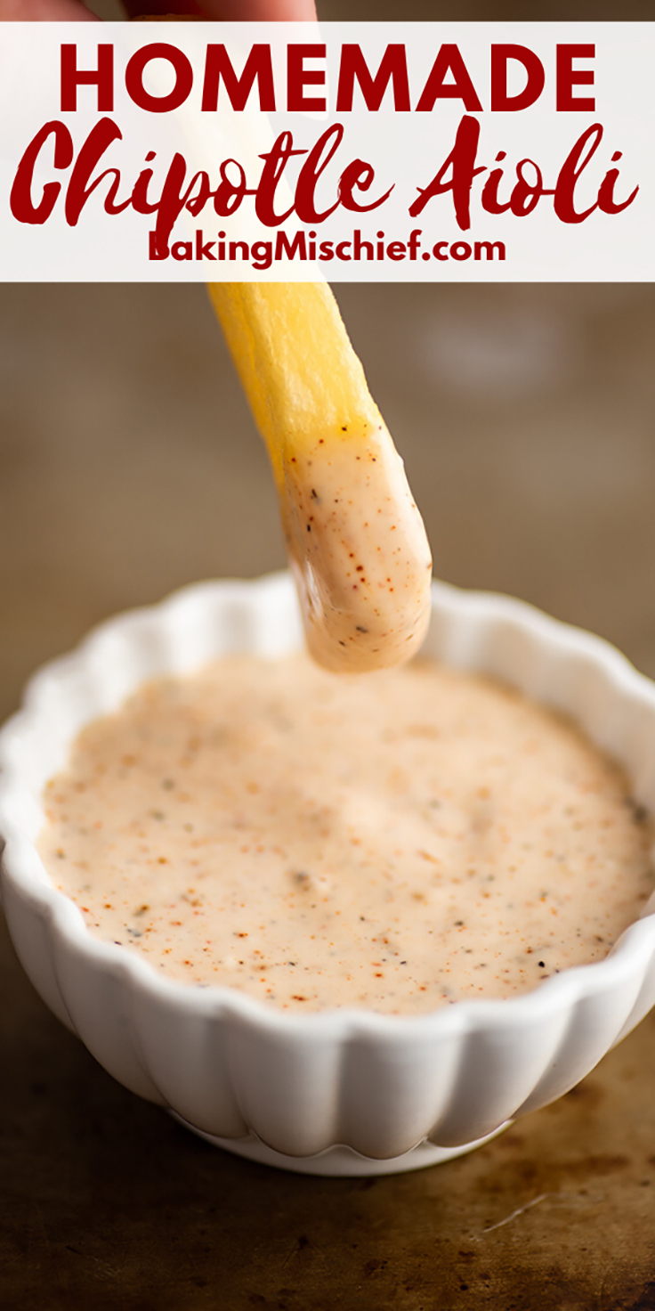 Chipotle Aioli - Baking Mischief