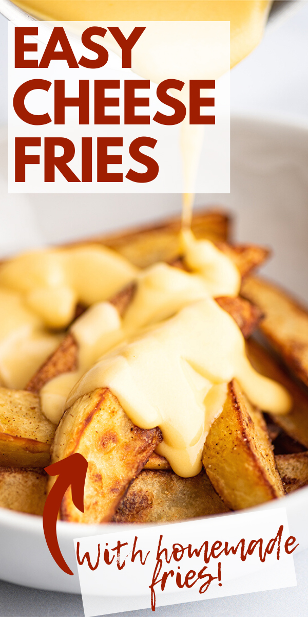 Easy Cheese Fries (With Homemade Fries) - Baking Mischief